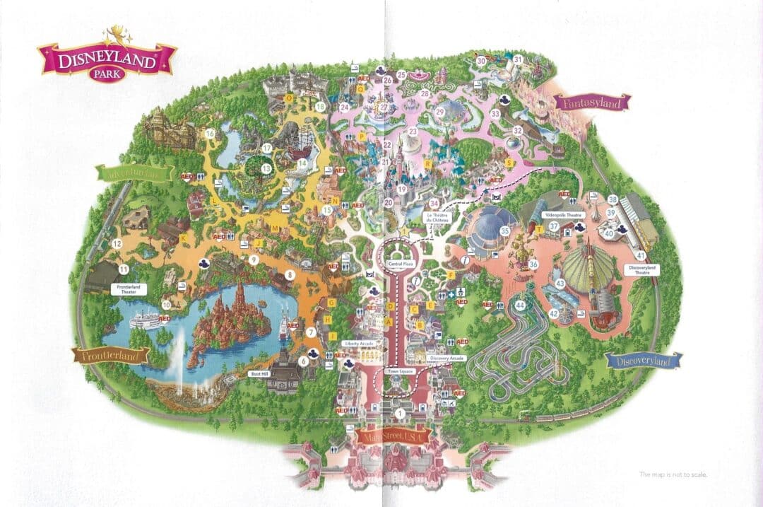 The new 2025 plan for Disneyland Paris: maps of the 2 parks